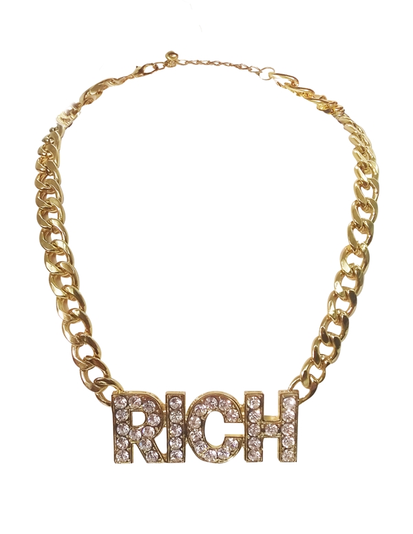 Rich Chain Necklace - FN-12635-2CL-05865 | Lover's Lane