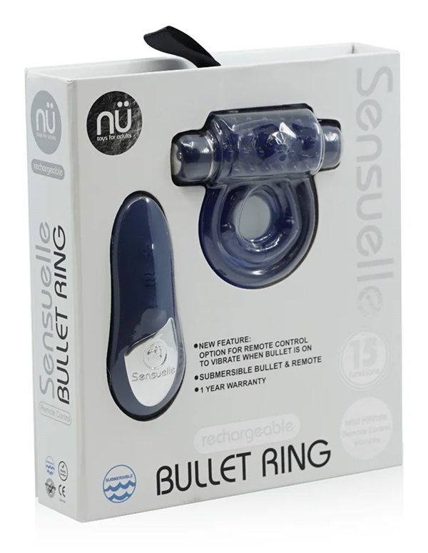 Sensuelle Remote Control Bullet Ring - BT-M38BL-03235 | Lover's Lane