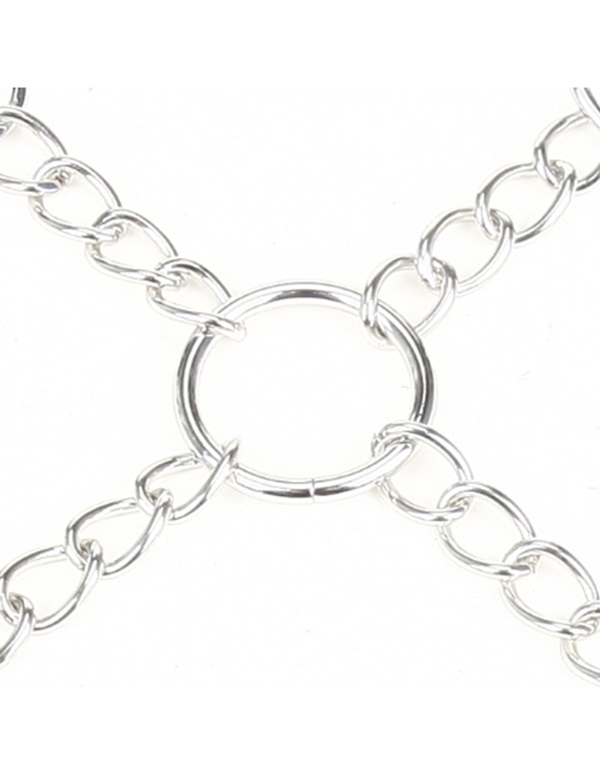 Lux Fetish Deluxe Chain Hog Tie - LF1804-04114 | Lover's Lane