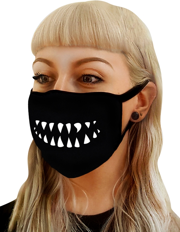 Teeth Washable Mask - DAISY-MSK-TEE-04150 | Lover's Lane