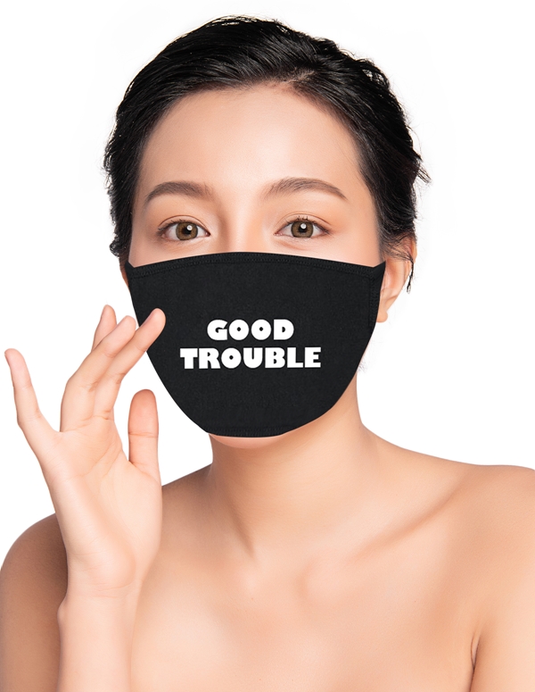 Good Trouble Face Mask - MSK-437-04150 | Lover's Lane