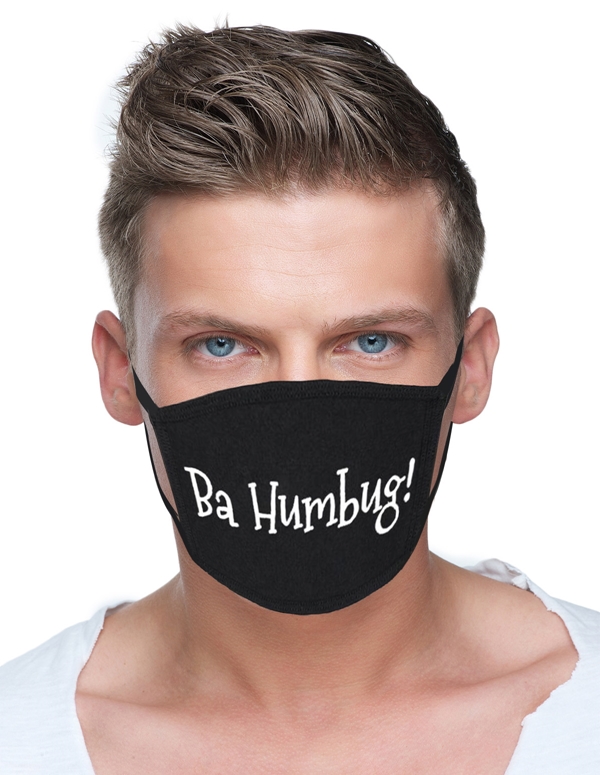 Ba Humbug Face Mask - MSK-661-04150 | Lover's Lane