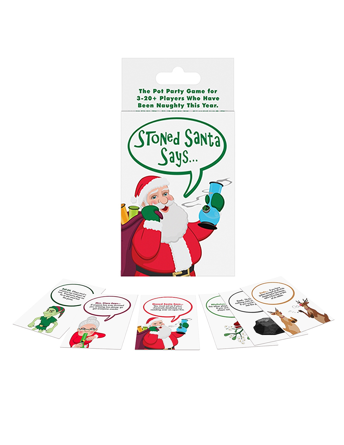 Stoned Santa Says - Card Game - BG.C102-03049 | Lover's Lane
