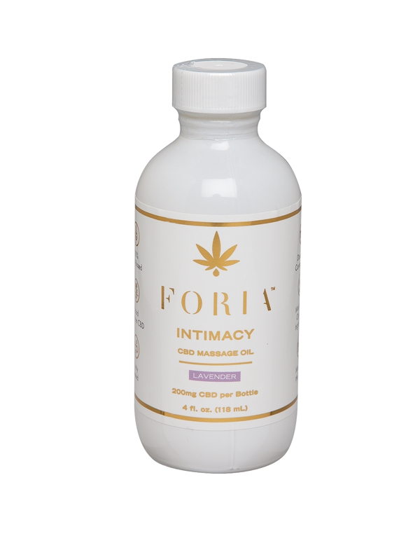 Foria - Intimacy Massage Oil Lavender 200Mg Cbd - 4580-05-BX-03017 ...