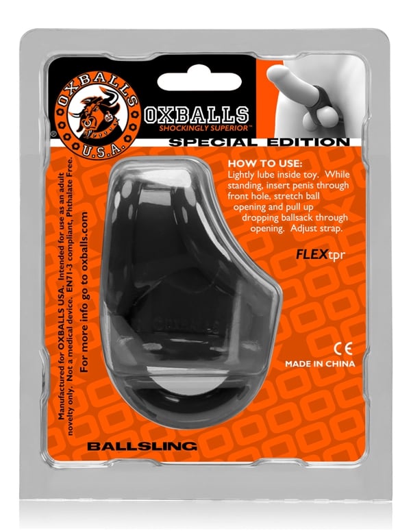 Ballsling Ball Splitter C-Ring - OX-3027-BLK-03250 | Lover's Lane