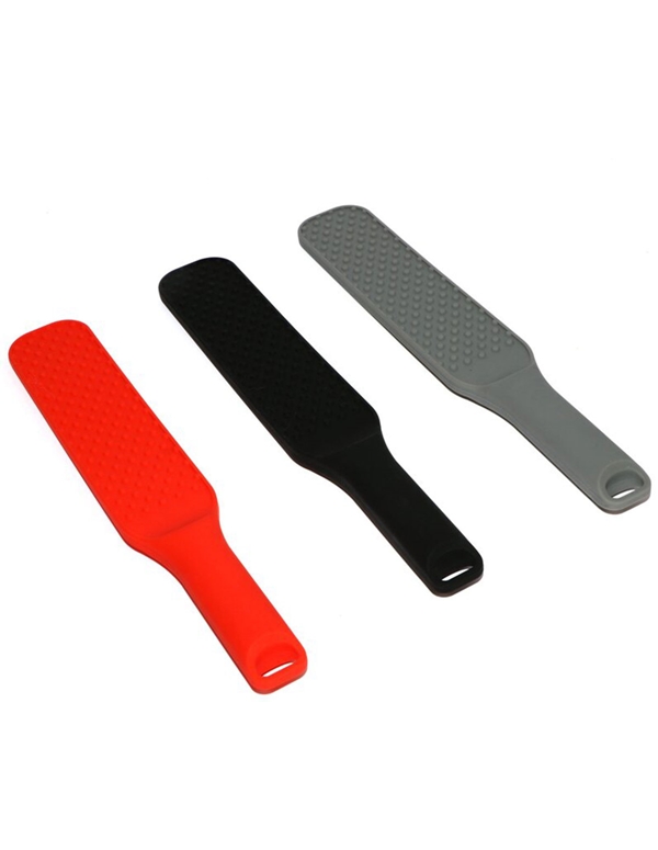 Noir Necessities Silicone Spanking Paddle - SP-BLK-03097 | Lover's Lane