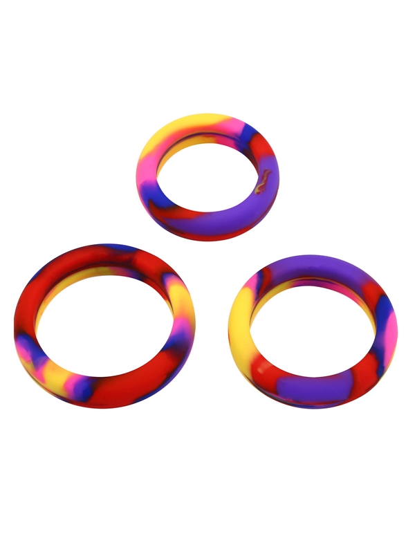 Gender Fluid - Grip Me! Tie Dye Tension Ring Set - GF-4363-03168 ...